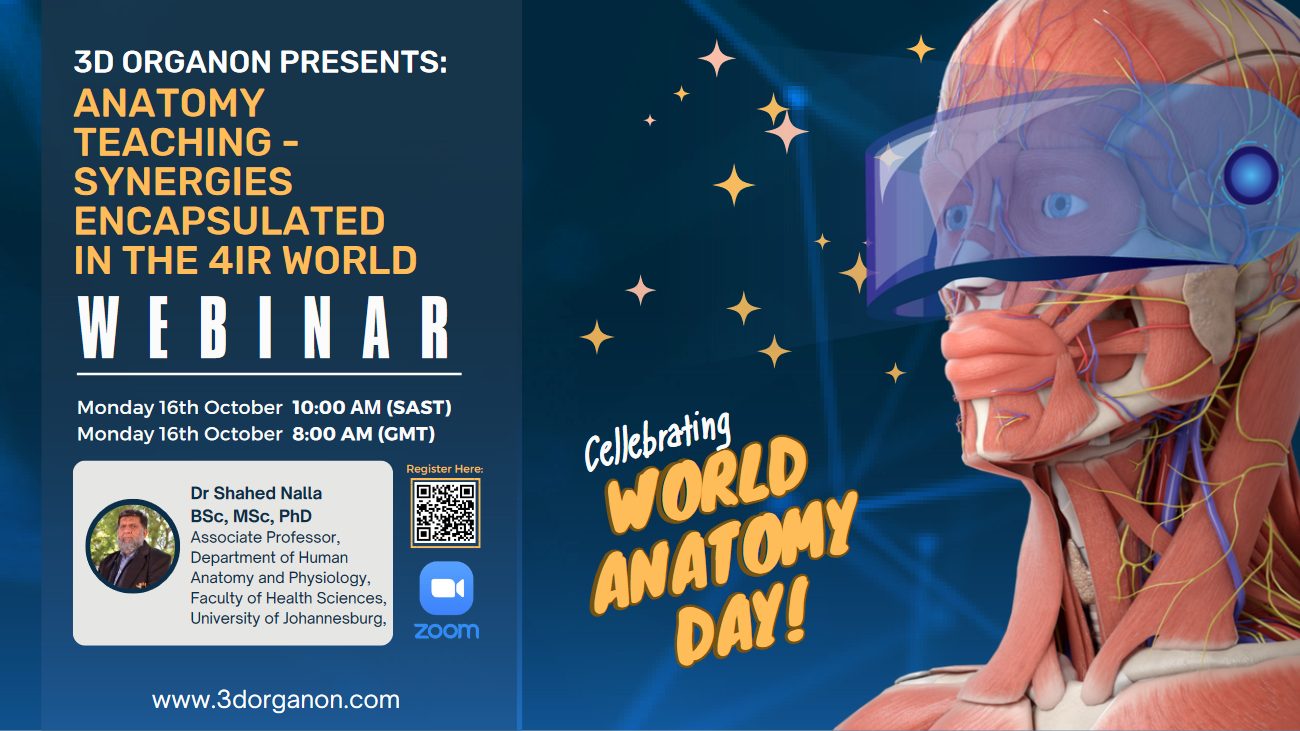 New 3D Organon Webinar: Anatomy Teaching – Synergies encapsulated in ... New 3D Organon Webinar: Anatomy Teaching – Synergies encapsulated in ...