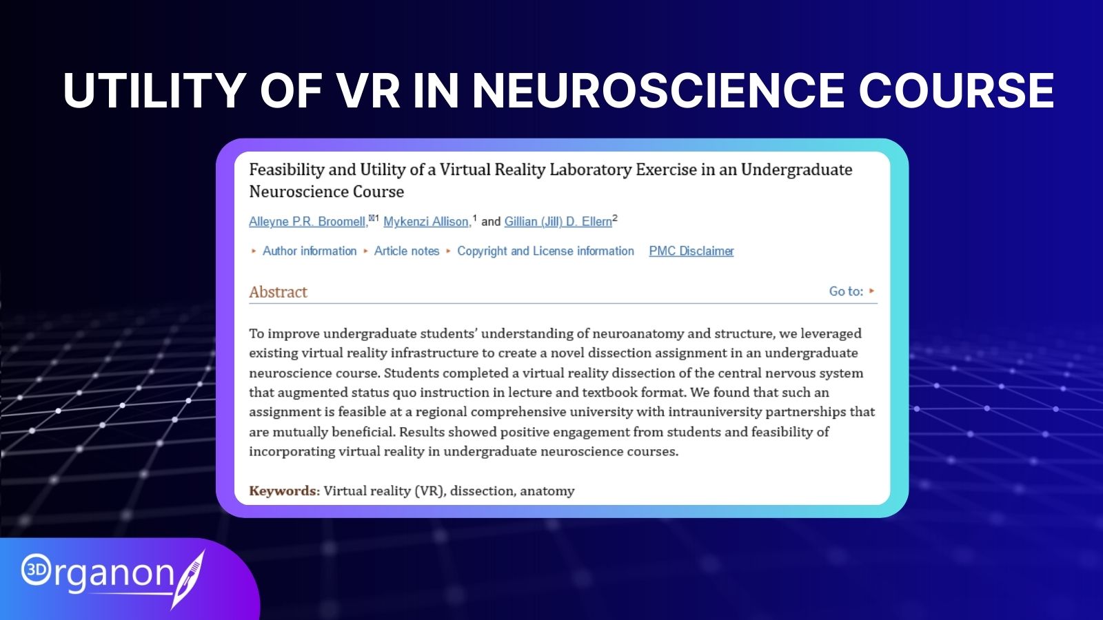 Utility of VR in Neuroscience